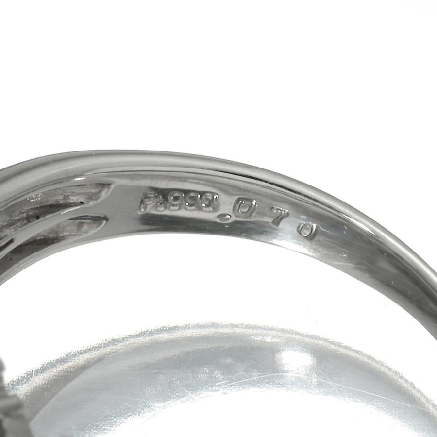 フラワーモチーフリング 指輪 スターサファイア 0.7ct ダイヤモンド 0.48ct Pt900 11号 中古 プレラブド 返品OK : Le meilleur ルメイユ - 通販 ...