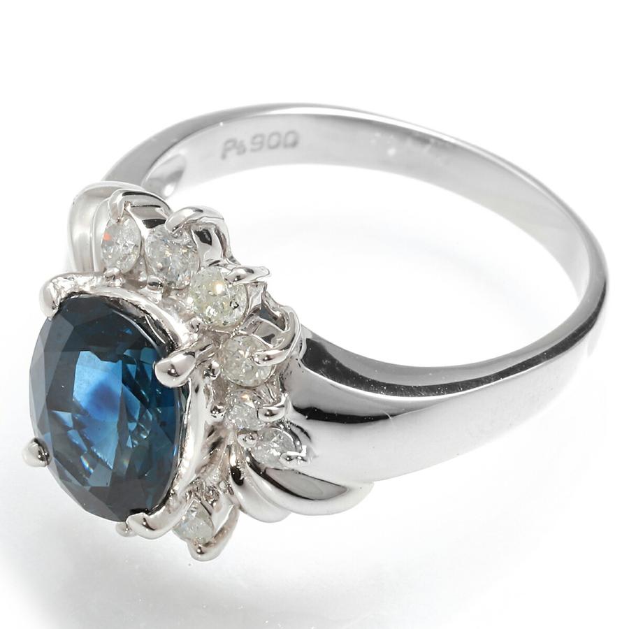 リング 指輪 サファイア 2.83ct ダイヤモンド 0.47ct PT900 13号 中古 プレラブド 返品OK : Le meilleur ルメイユ - 通販 - Yahoo!ショッピング