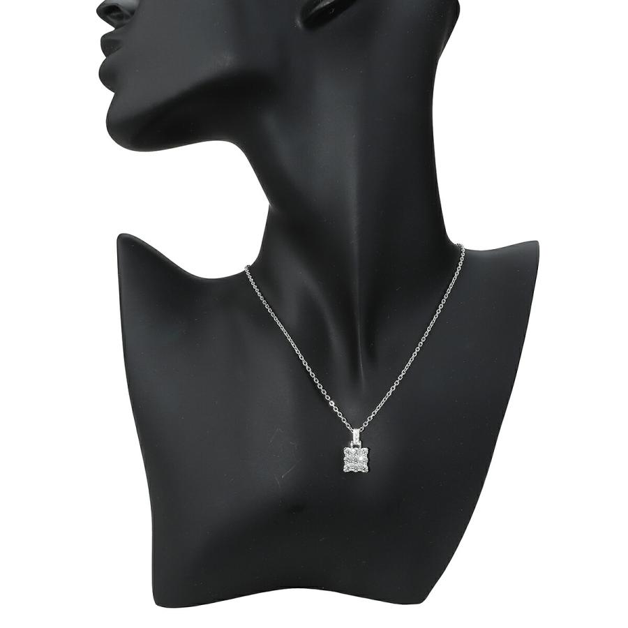 スクエアートップペンダントネックレス ダイヤモンド 1.1ct Pt900 中古 プレラブド 返品OK : let3792 : Le meilleur ルメイユ - 通販 - Yahoo!ショッピング