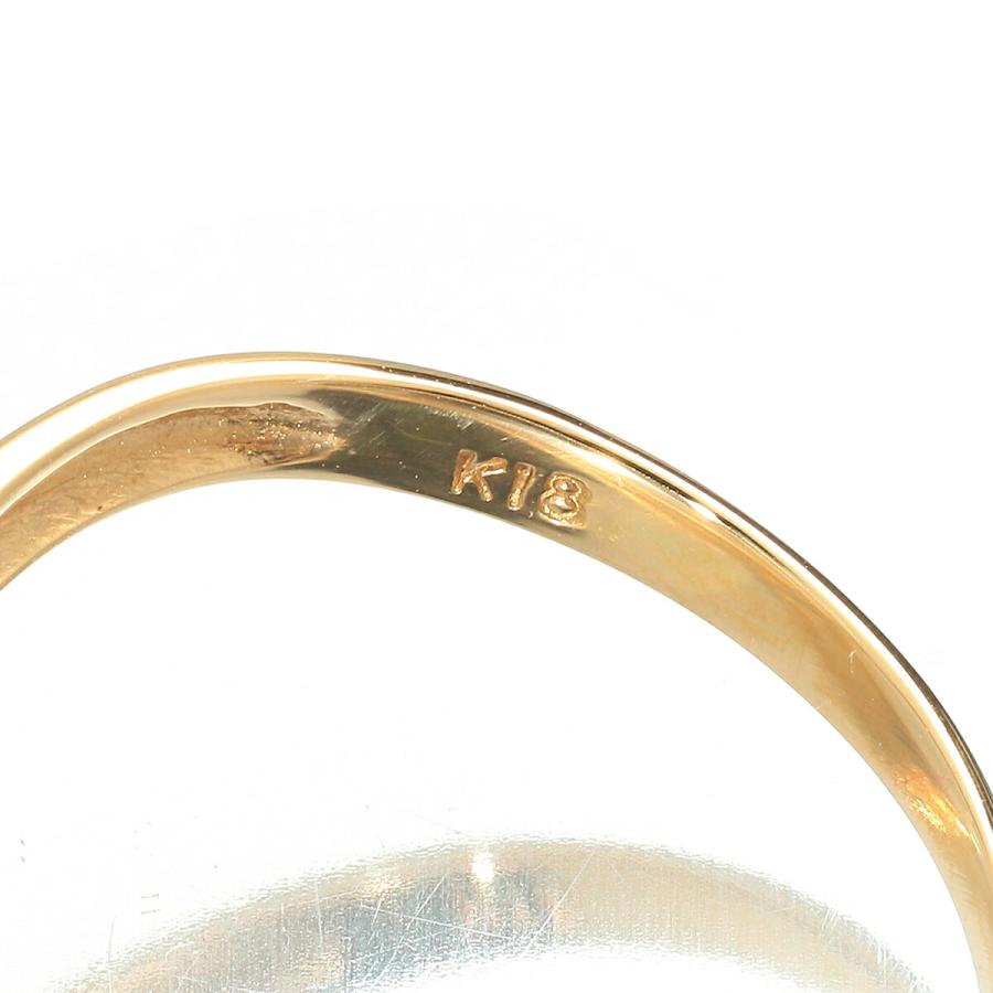 カーブデザインリング 指輪 ダイヤモンド K18 12号 中古 プレラブド 返品OK : Le meilleur ルメイユ - 通販 - Yahoo!ショッピング