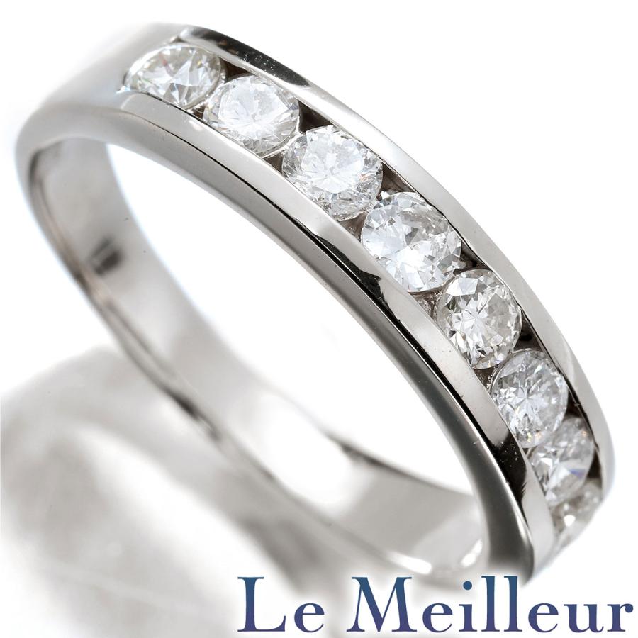 8石 リング 指輪 ダイヤモンド 0.7ct Pt900 16号 中古 プレラブド 返品OK : Le meilleur ルメイユ - 通販 - Yahoo!ショッピング