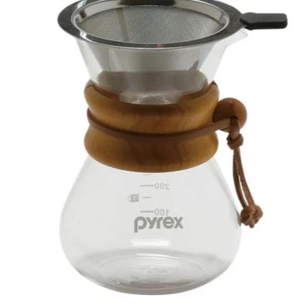 PYREX コーヒーサーバー400ml ナチュラルステンレスフィルター付き : インテリア雑貨LeModeヤフーSHOP - 通販 - Yahoo!ショッピング