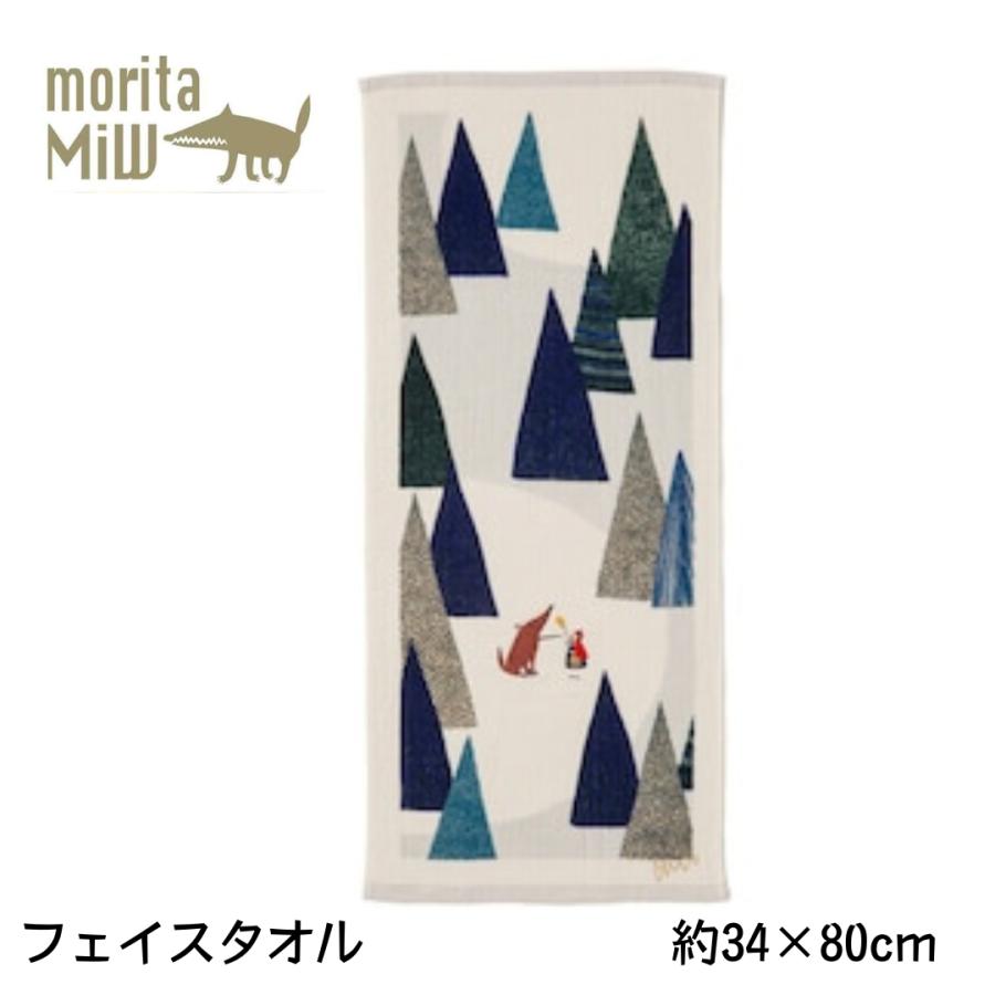 moritaMiW morita MiW かわいい フェイスタオル モリタミウ 森田miw 人気ブランド 楠橋紋織 オオカミと赤ずきんの話 : Lemur エプロンと生活雑貨の店 - 通販 ...