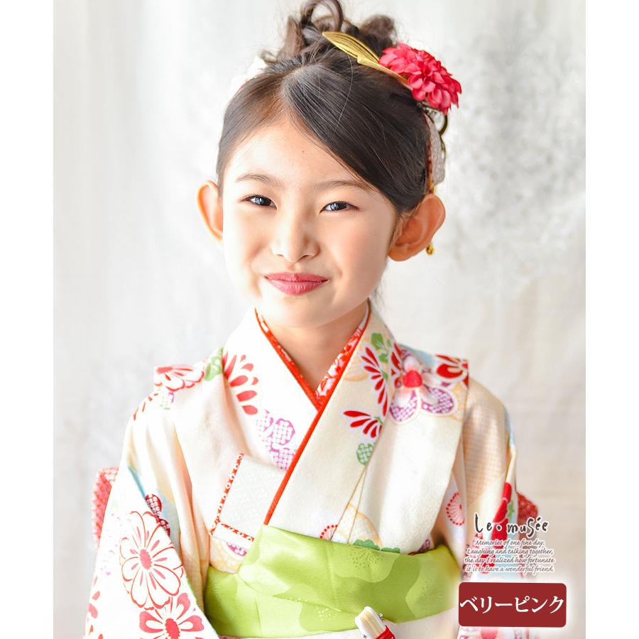 七五三 髪飾り 花とレースの和装かみかざり 2色 | 753 花 ヘッドドレス 3歳 7歳 キッズ : ウエディング専門店 ミュゼ - 通販 - Yahoo!ショッピング