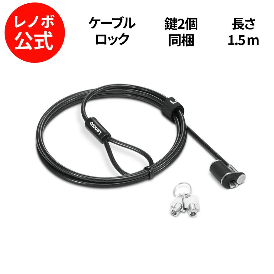 Lenovo（レノボ） 【公式・直販】Lenovo NanoSaver エッセンシャル ケーブルロック(4XE1F30276) 送料無料 ...
