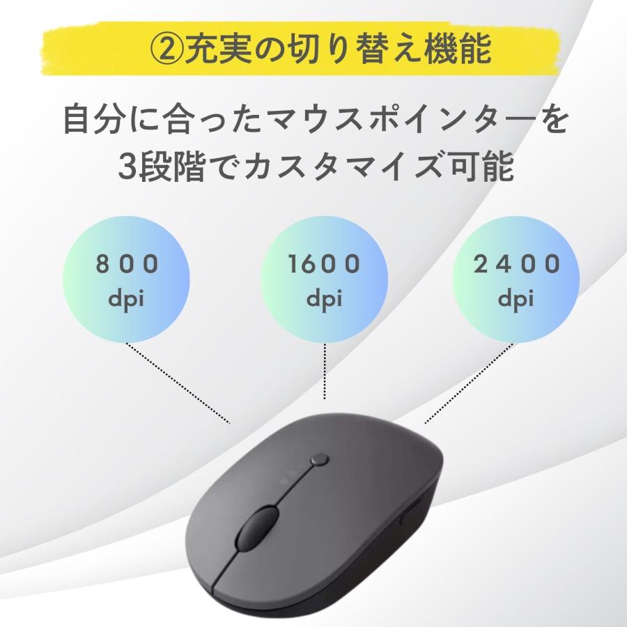 Lenovo 【公式・直販】レノボ Go USB Type-C 無線 ワイヤレス マルチデバイスマウス 4Y51C21217 ...