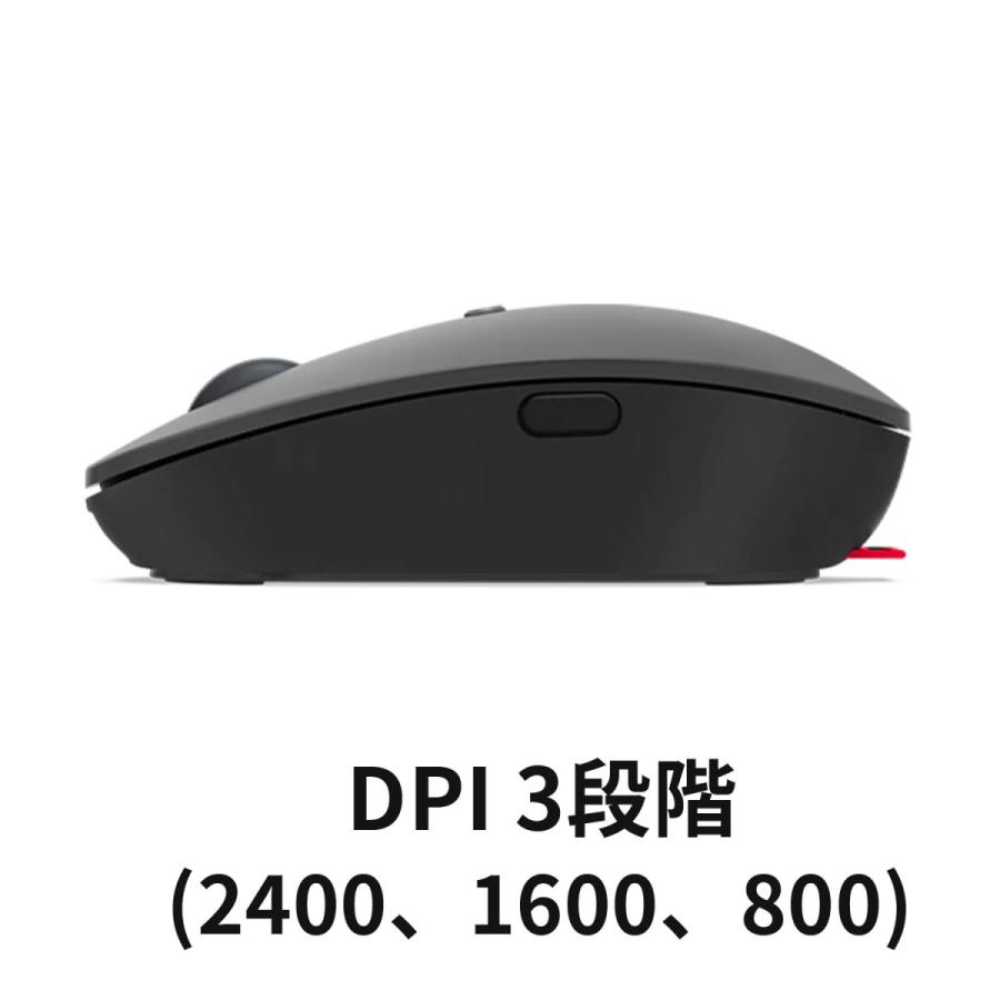 Lenovo Go USB Type-C ワイヤレス マルチデバイスマウス ブラック4Y51C21217 3x3slc パソコン マウス ...