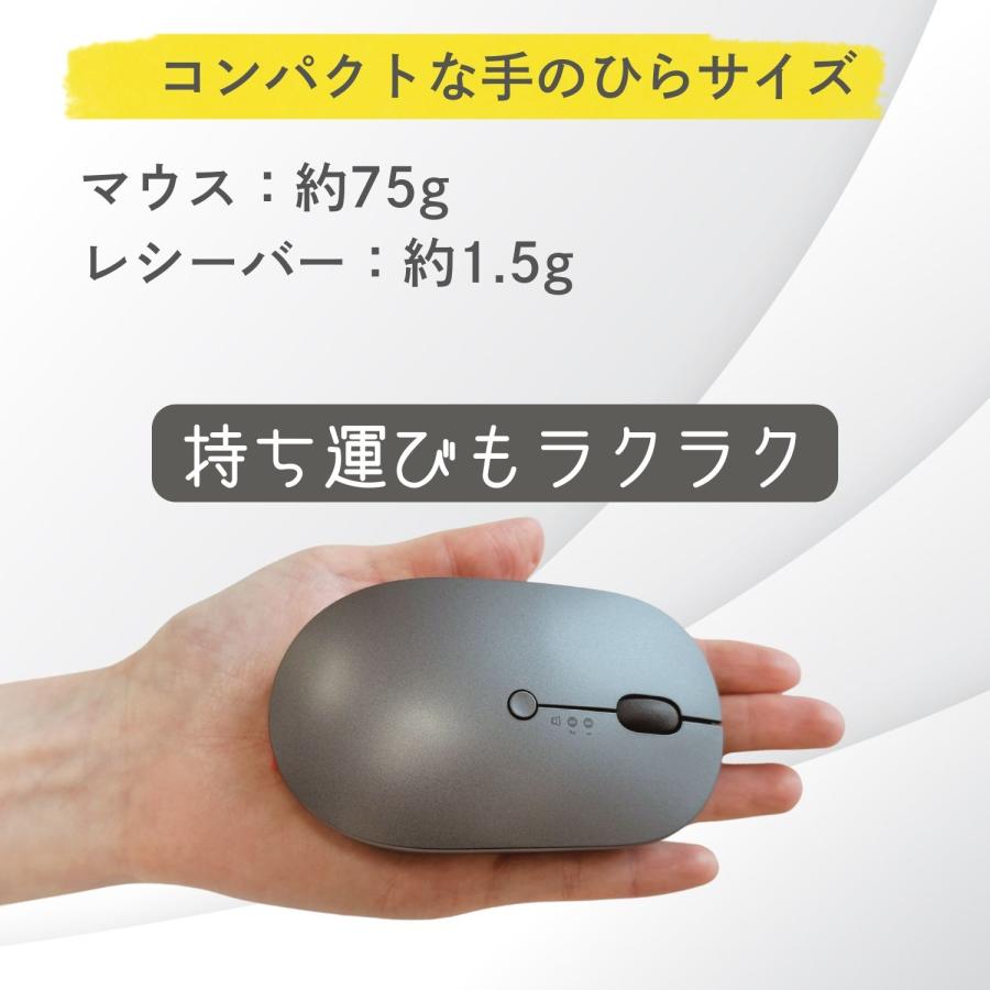 Lenovo 【公式・直販】レノボ Go USB Type-C 無線 ワイヤレス マルチデバイスマウス 4Y51C21217 ...