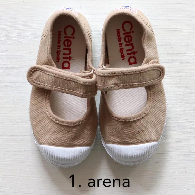 Cienta 【正規品】Cienta/ シエンタ 靴 キッズ ベルクロストラップシューズ model76 【76997,76777】キッズ ベビー キャンバス スニーカー 21〜34サイズ ...