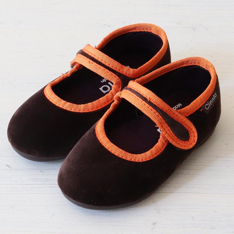 Cienta 【9月末頃入荷次第お届けのご予約】Cienta/ シエンタ 靴 ストラップフォーマルシューズ ベロア靴（キッズ ベビー レディス）500T-078 501T-075 ...