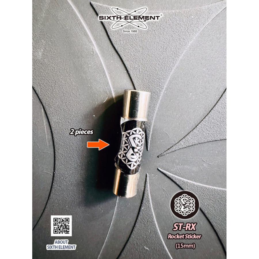 ST-RX ロケットステッカー（15mm径・5枚入） - Sixth Element（シックス・エレメント） : ルロワショップ Yahoo!店 - 通販 - Yahoo!ショッピング