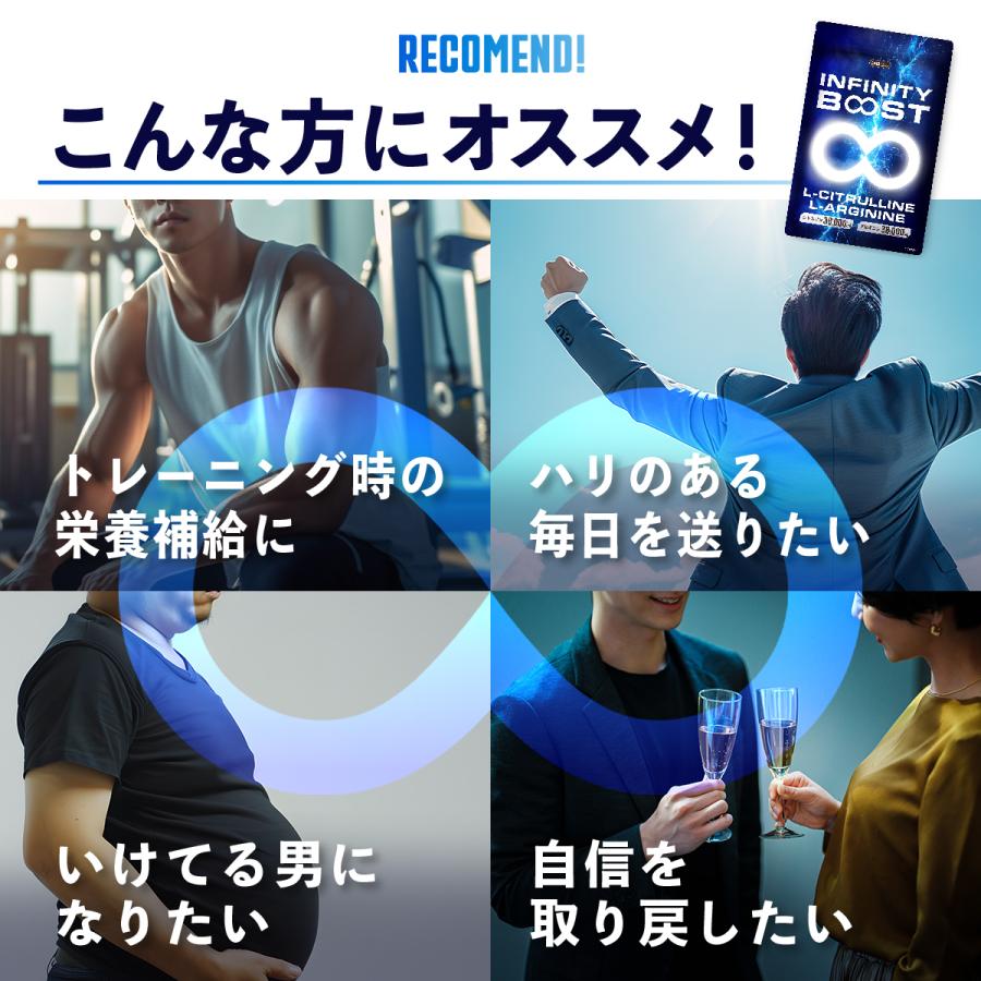 高濃度 シトルリン アルギニン 76,000mg サプリ 高純度 シトルリン38,000mg アルギニン38,000mg 240粒 約30日分 INFINITY BOOST 栄養機能食品 亜鉛 ...