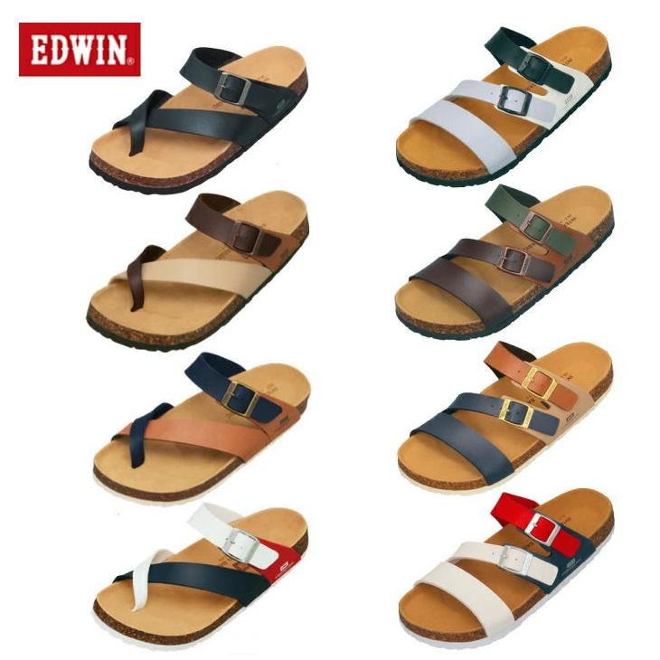 EDWIN エドウィン メンズ サンダル 紳士サンダル コンフォートサンダル EB1003 EB1005 トングサンダル 父の日 : Lib ヤフーショップ - 通販 - Yahoo!ショッピング