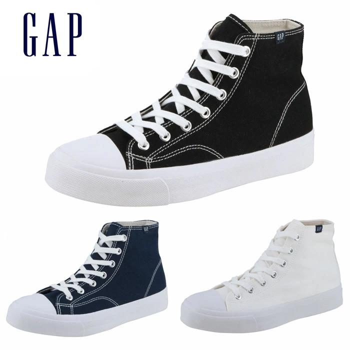 GAP（ギャップ） メンズ レディース GAP GPU22202 キャンバス スニーカー ハイカット : Lib ヤフーショップ - 通販 - Yahoo!ショッピング