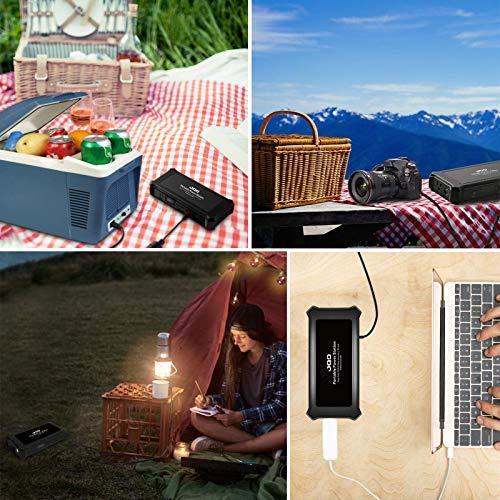 お買い得品 JQB 大容量ポータブル電源 100Wh 27000mAh 家庭 アウトドア両用バックアップ電源 AC100W 瞬間最大120W ...