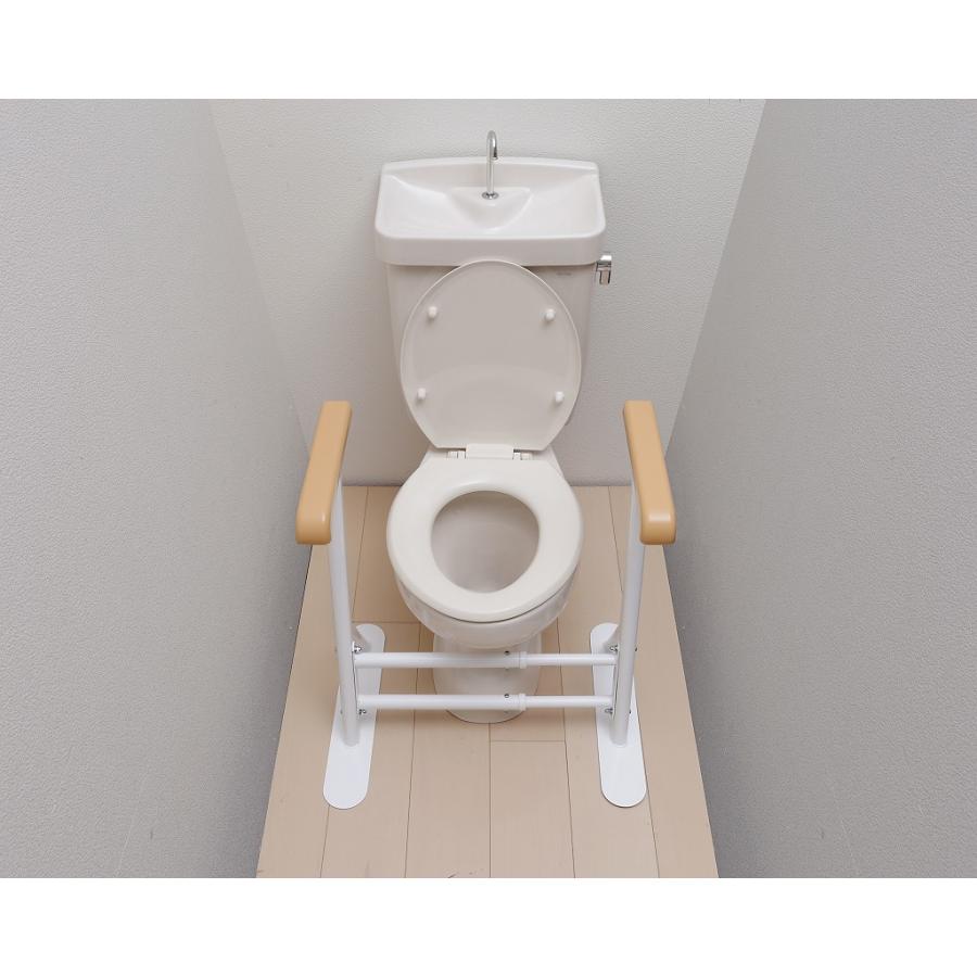 アイリスオーヤマ トイレ手すり 5段階調節 置くだけ 介護 手すり トイレ用 工事不要 介護用 サポート ホワイト TRT-64A : ir-4967576213257 : Liber ...