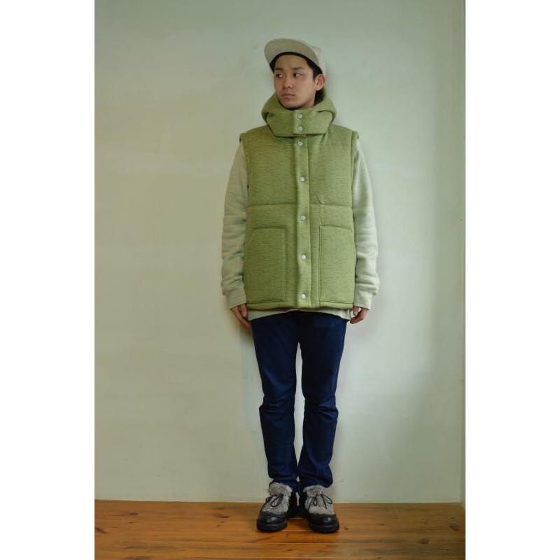 AUGUSTE-PRESENTATION(オーギュストプレゼンテーション) 2重ジャガード天竺圧縮中綿HOOD VEST [杢GREEN] : LIBERACION - 通販 - Yahoo ...