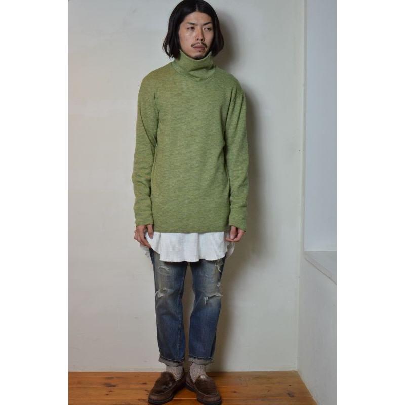 AUGUSTE-PRESENTATION(オーギュストプレゼンテーション) 2重ジャガード天竺圧縮タートル [杢GREEN] : auguste-presentation-25 ...