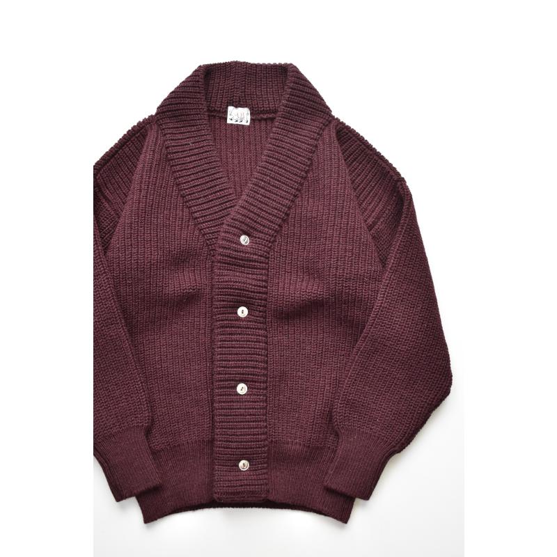 【SALE!】TENDER Co. (テンダー) Type 716 Round Rib Cardigan [PRUNE] :tenderco ...