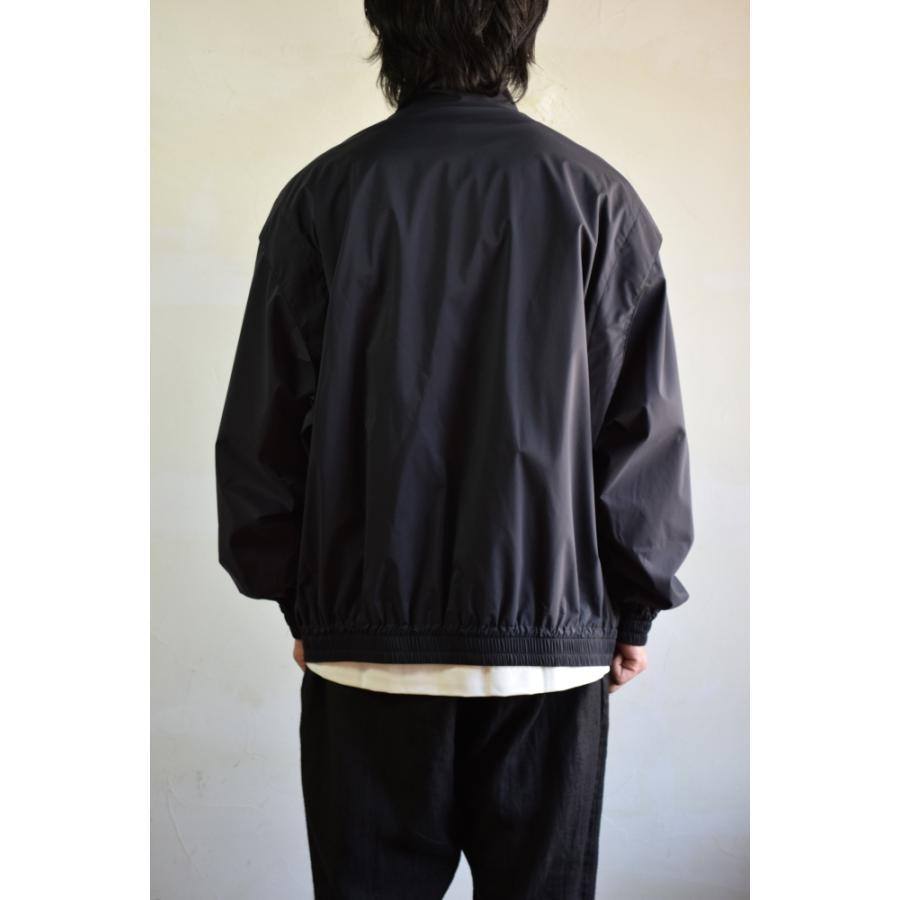 URU 【SALE】URU ウル 3 Layer Nylon ZIP UP BLOUSON [BLACK URU 【SALE】URU ウル 3 Layer Nylon ZIP UP BLOUSON [BLACK