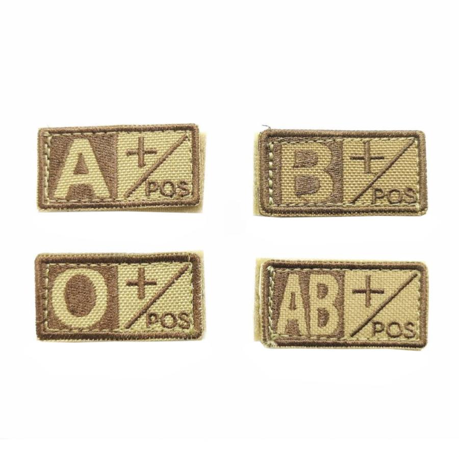 CONDOR 229O+003 BLOOD TYPE PATCH ( 1PCS / PACK ) O POSITIVE, TAN ...
