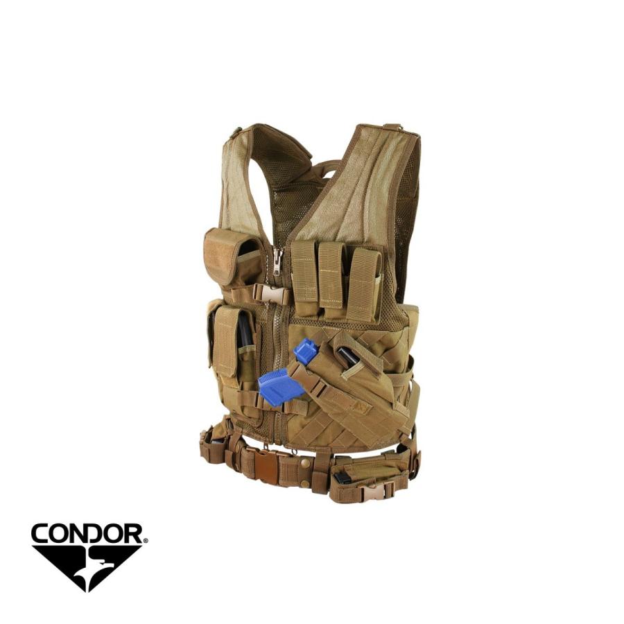 CONDOR CV-498 CROSS DRAW VEST COYOTE BROWN : LIBERATOR - 通販 - Yahoo!ショッピング