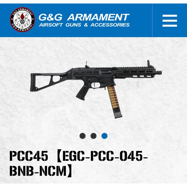 G&G ARMAMENT PCC45 【EGC-PCC-045-BNB-NCS】 : LIBERATOR - 通販 - Yahoo!ショッピング