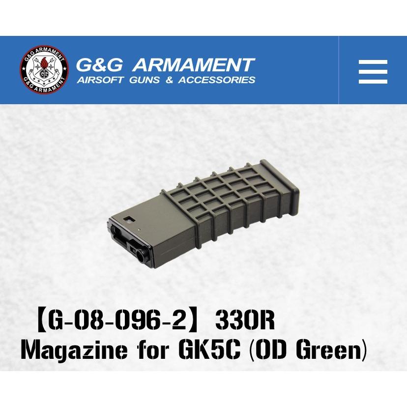 G&G G-08-096-2 330R Magazine for GK5C (OD Green) : LIBERATOR - 通販 ...