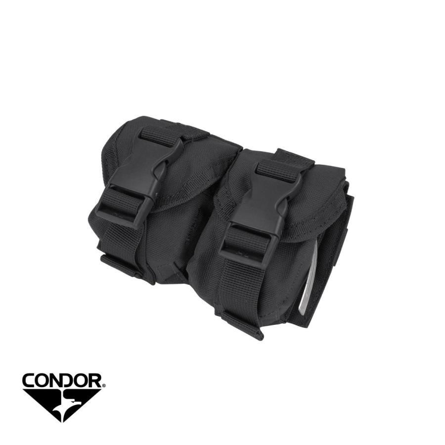 CONDOR MA14-002 DOUBLE FRAG GRENADE POUCH BLACK : ma14-002 : LIBERATOR - 通販 - Yahoo!ショッピング