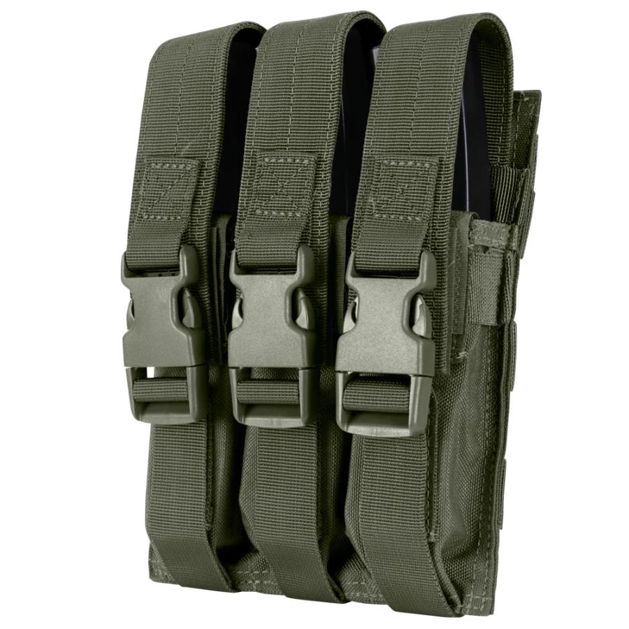 CONDOR MA37-025 TRIPLE MP5 MAG POUCH RANGER GREEN : LIBERATOR - 通販 ...