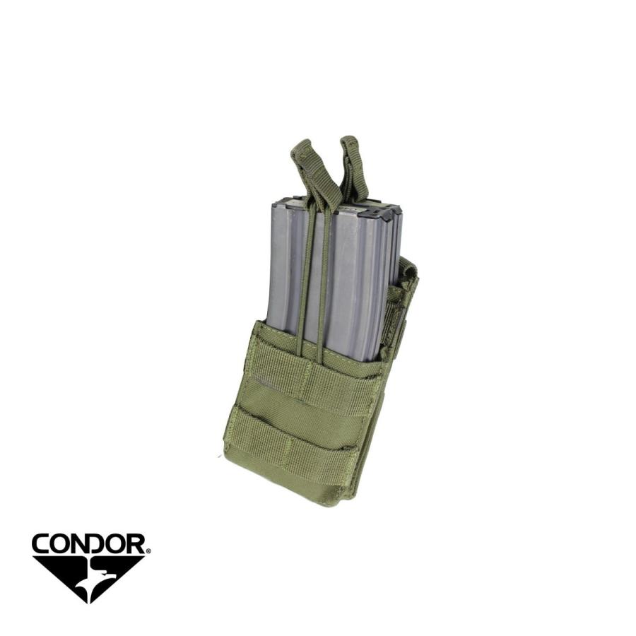 CONDOR MA42-001 SINGLE STACKER M4 MAG POUCH OLIVE DRAB : LIBERATOR - 通販 ...