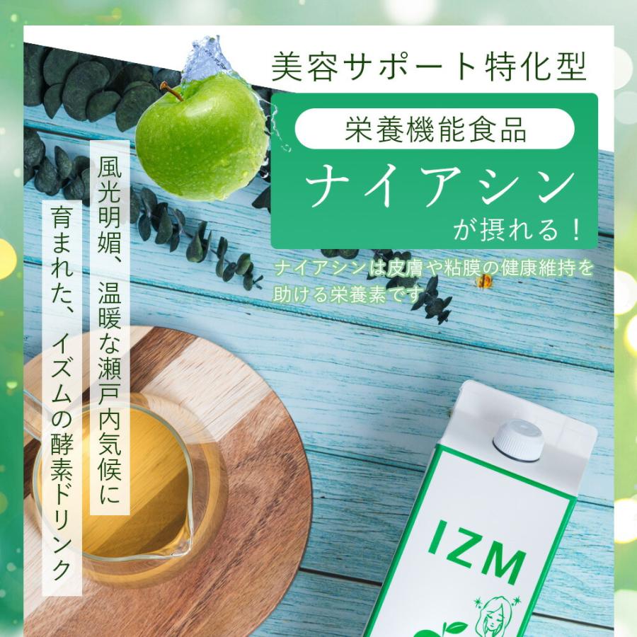 酵素ドリンク IZM APPLE TASTE 1000ml 【 2本セット 】イズム アップルテイスト 栄養機能食品 腸活 ファスティング 腸内環境 T-CONCEPTION ティー ...