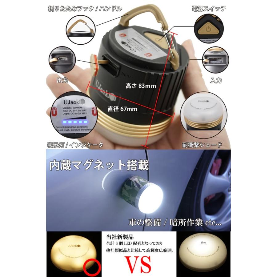 UJack（ユージャック） 充電式LEDランタン マグネット内蔵 : Liberty Base Products - 通販 - Yahoo!ショッピング