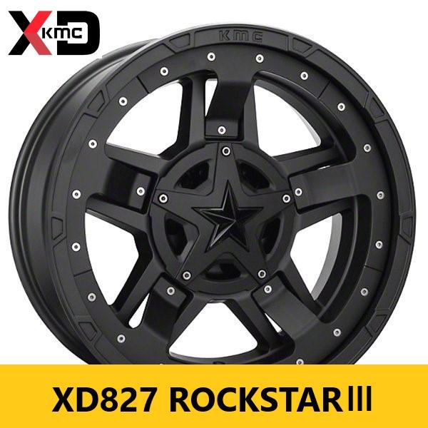 人気 MBK 新品4本 KMC XD827 ロックスターIII 8.0J×17in IS35 114.3/127 5Hマルチ デリカD5 ...