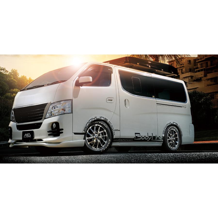 NITRO POWER セミグロスブラック デリンジャー 6.5J 17in IS48 PCD139.7 新品4本 日産 E25 E26 NV350 キャラバン に : Liberty ...