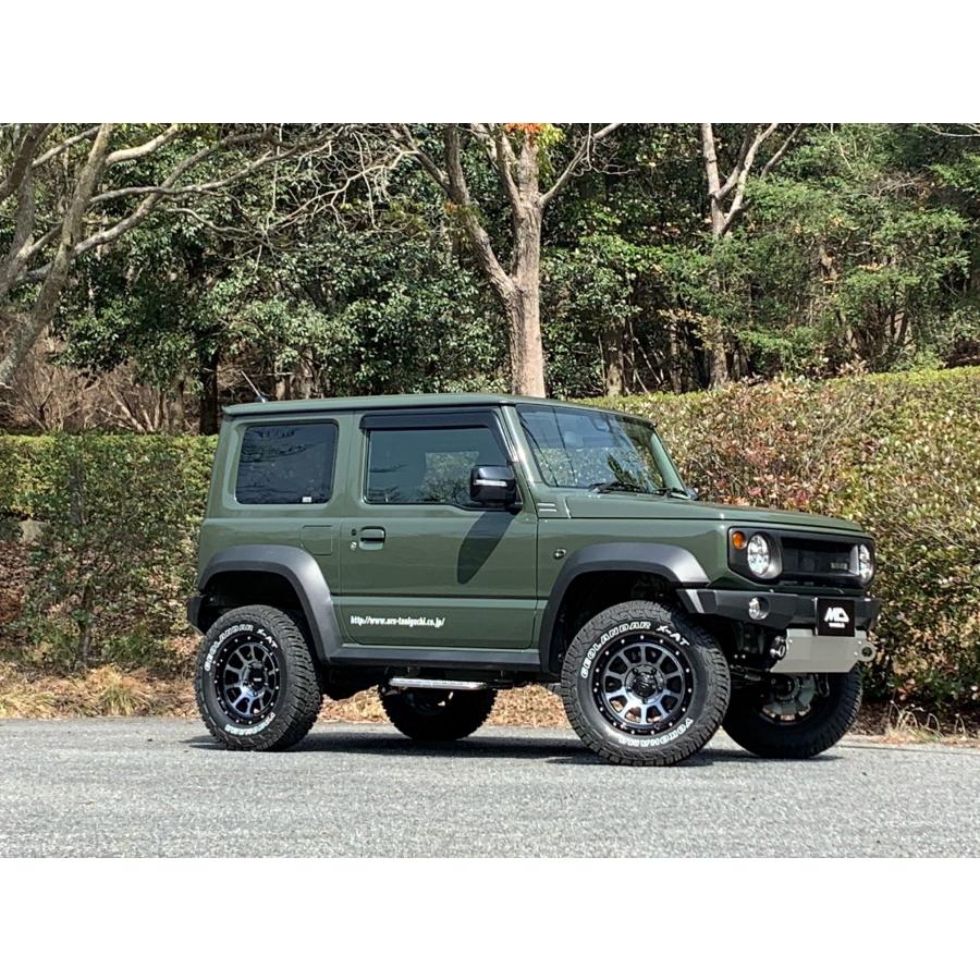 NITRO POWER 【送料無料】沖縄・離島は除く セミグロスブラック ナイトロパワー M10 PERSHING J 6.0J 16in IS-5 新品4本 JB74 ジムニーシエラ ノマド ...