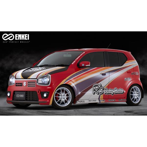 ENKEI メーカー在庫有 エンケイ PF01 シルバー色 新品4本 5.0J 16in IS45 4H PCD100 コペン GR SPORT アルト N-ONE N-BOX ...