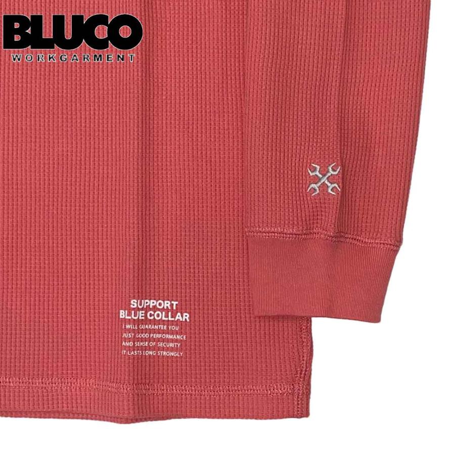 BLUCO ブルコ 2PAC THERMAL SHIRT 2パック サーマルシャツ 0214 B-pack（NAVY・RED） :0214b ...