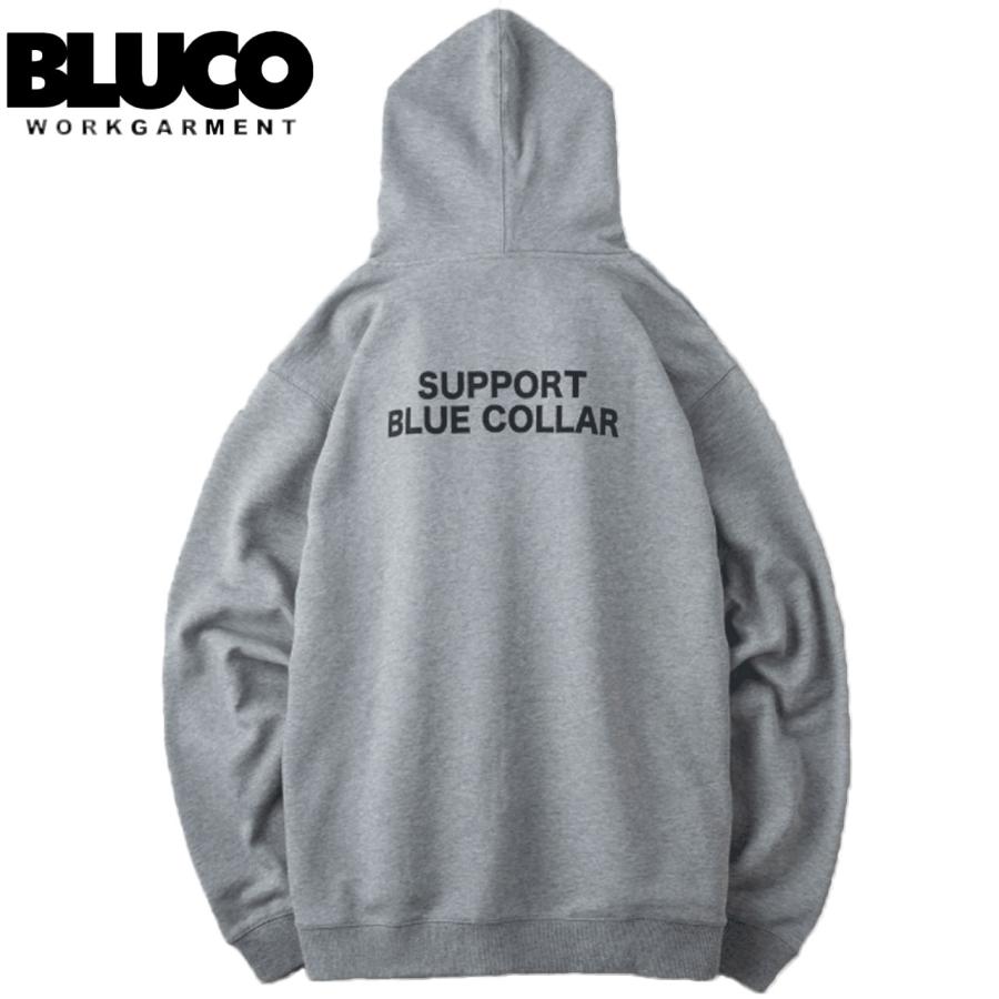 BLUCO ブルコ LIGHT PILE SWEAT ZIP HOODIE -SUPPORT- ライトパイル スウェット ジップフーディ 141-13-009 : リブラセレクトストアヤフー店 ...