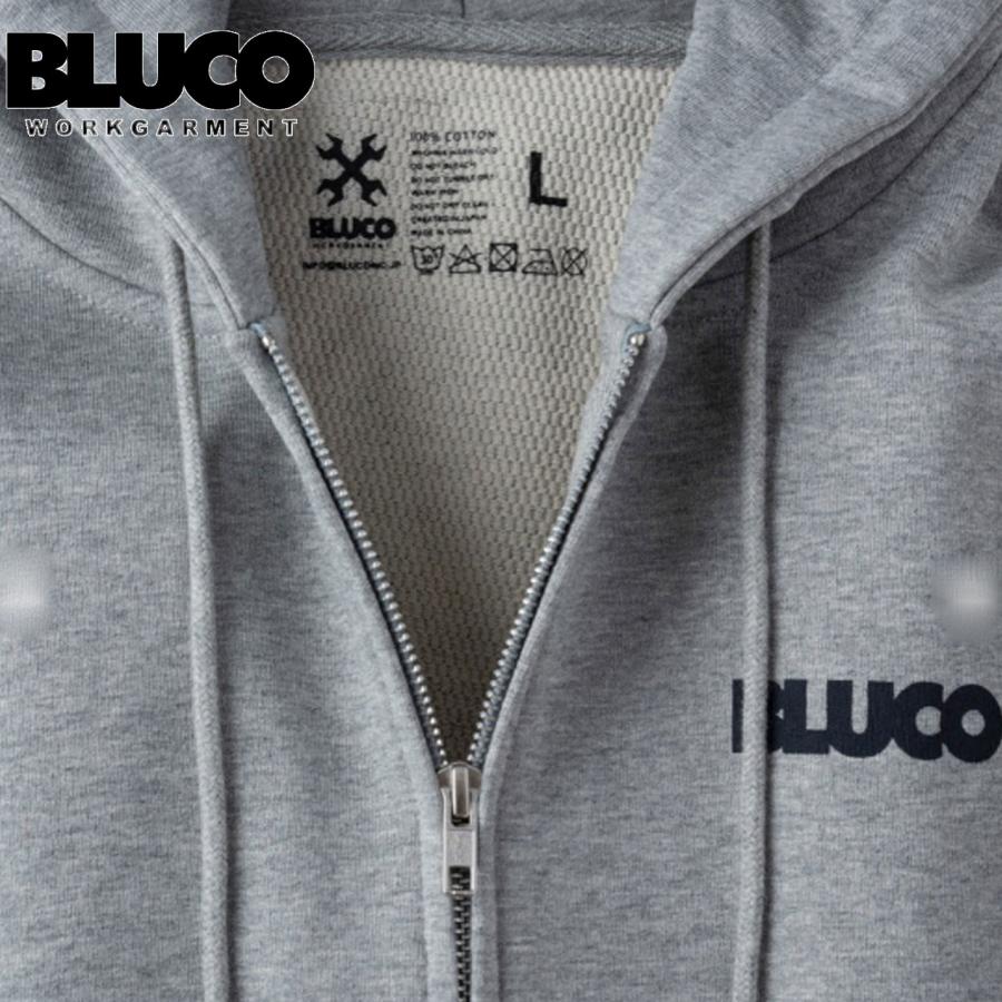 BLUCO ブルコ LIGHT PILE SWEAT ZIP HOODIE -SUPPORT- ライトパイル スウェット ジップフーディ 141-13-009 : リブラセレクトストアヤフー店 ...