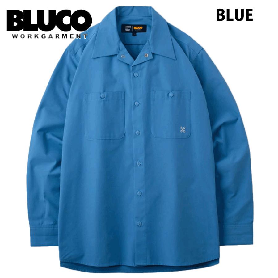 BLUCO ブルコ STANDARD WORK SHIRTS L/S スタンダード ワークシャツ 長袖 145-11-109 : リブラセレクトストアヤフー店 - 通販 - Yahoo!ショッピング