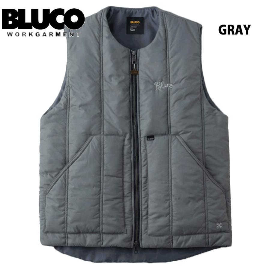 BLUCO ブルコ CREW NECK QUILTING VEST キルティングベスト 145-35-008 : 145-35-008 : リブラセレクトストアヤフー店 - 通販 ...
