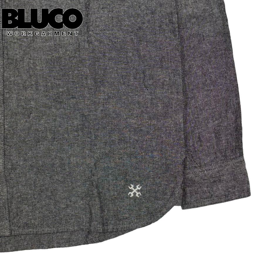 BLUCO ブルコ CHAMBRAY WORK SHIRT L/S シャンブレー ワークシャツ 長袖 151-11-121 : リブラセレクトストアヤフー店 - 通販 - Yahoo!ショッピング