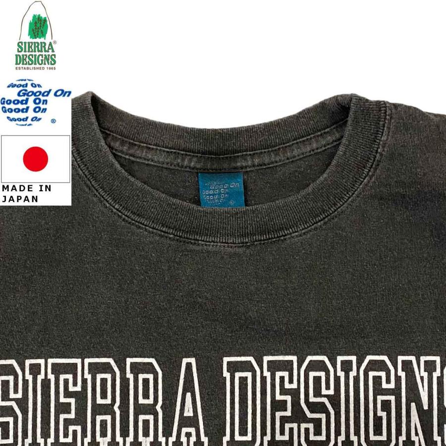 SIERRA DESIGNS Good On × グッドオン×シエラデザイン コラボTシャツ 64 TEE Black/White made ...
