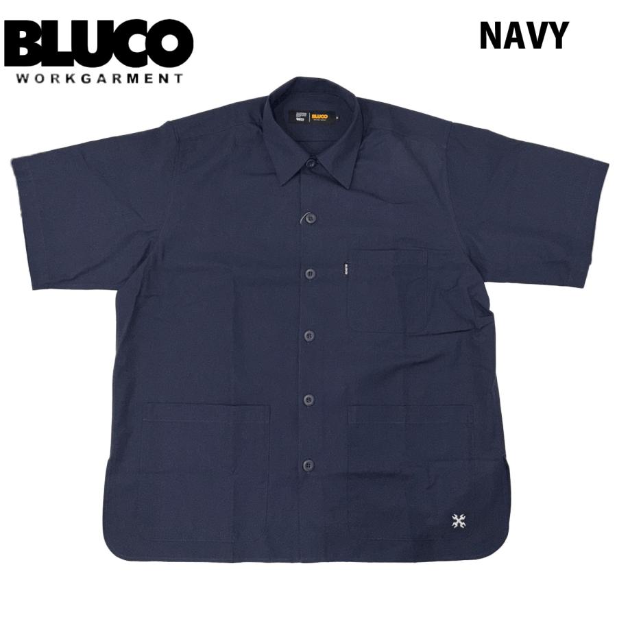BLUCO ブルコ GARAGE WORK SHIRT S/S ガレージ ワークシャツ 半袖 153-21-006 : リブラセレクトストアヤフー店 - 通販 - Yahoo!ショッピング