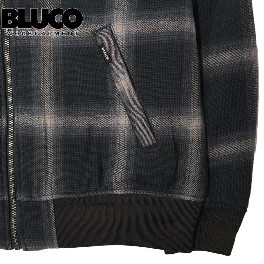 BLUCO ブルコ OMBRE CHECK BOMBER JACKET オンブレーチェック ボンバージャケット 157-31-039 : リブラセレクトストアヤフー店 - 通販 - Yahoo ...