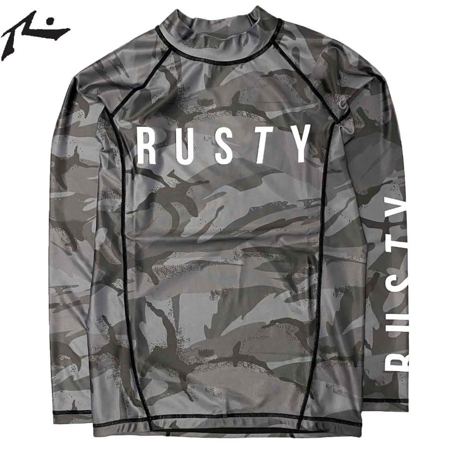RUSTY ラスティ メンズ サーフ ラッシュガード L/S UPF50+ 913485 BLK : リブラセレクトストアヤフー店 - 通販 - Yahoo!ショッピング