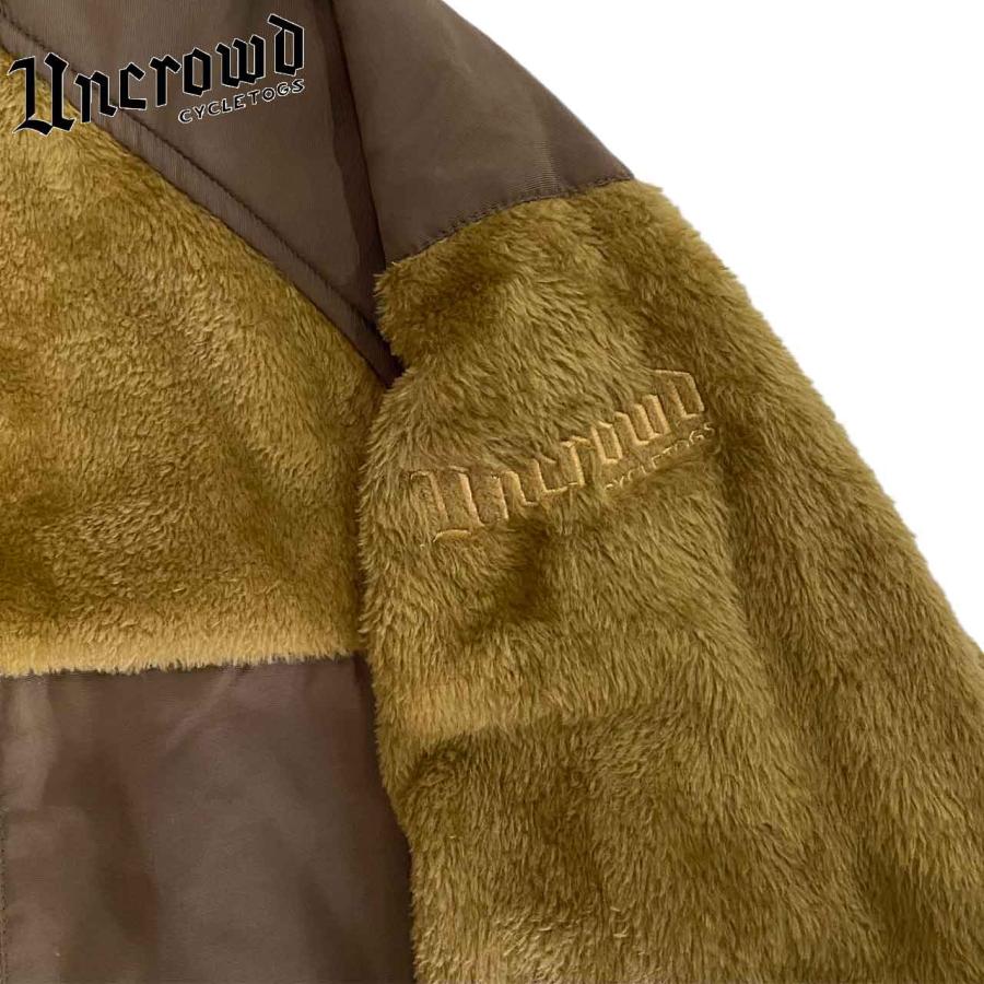 UNCROWD アンクラウド MILITARY FLEECE JACKET ミリタリー フリースジャケット UC-503-022 OLIVE オリーブ : uc-503-022olive ...