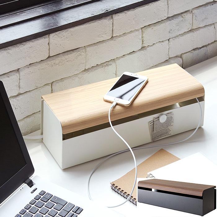 コードボックス ケーブルボックス コンセント収納 ケーブル収納 省スペース TEER ティール 宮武製作所 CB-700M : リセプトインテリア ヤフー店 - 通販 - Yahoo!ショッピング