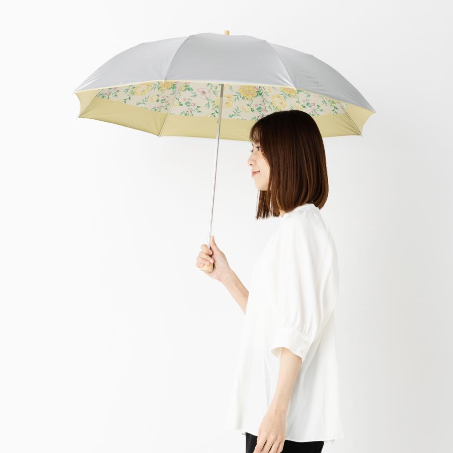 Lieben 日傘 折りたたみ 晴雨兼用 軽量 レディース UVカット 遮熱 遮光 ひんやり傘 LIEBEN-0577 シルバー／ローズ クリーム : リーベン Yahoo!店 - 通販 ...